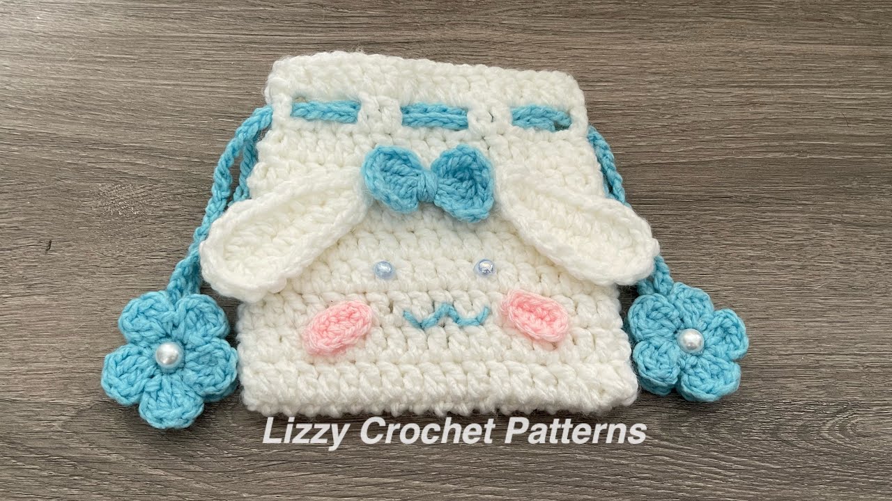 How to Crochet a Cinnamoroll Bag - YouTube