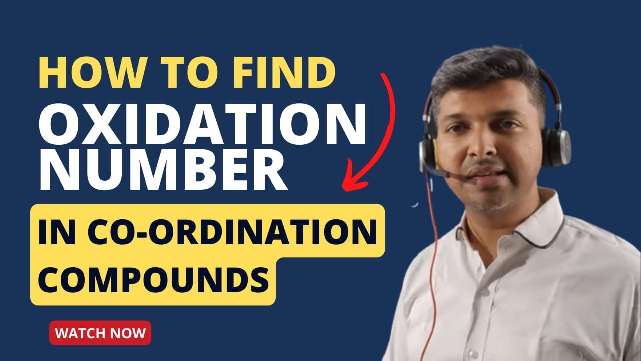 How to find Oxidation number in Co-ordination compounds??? @Concepts ...