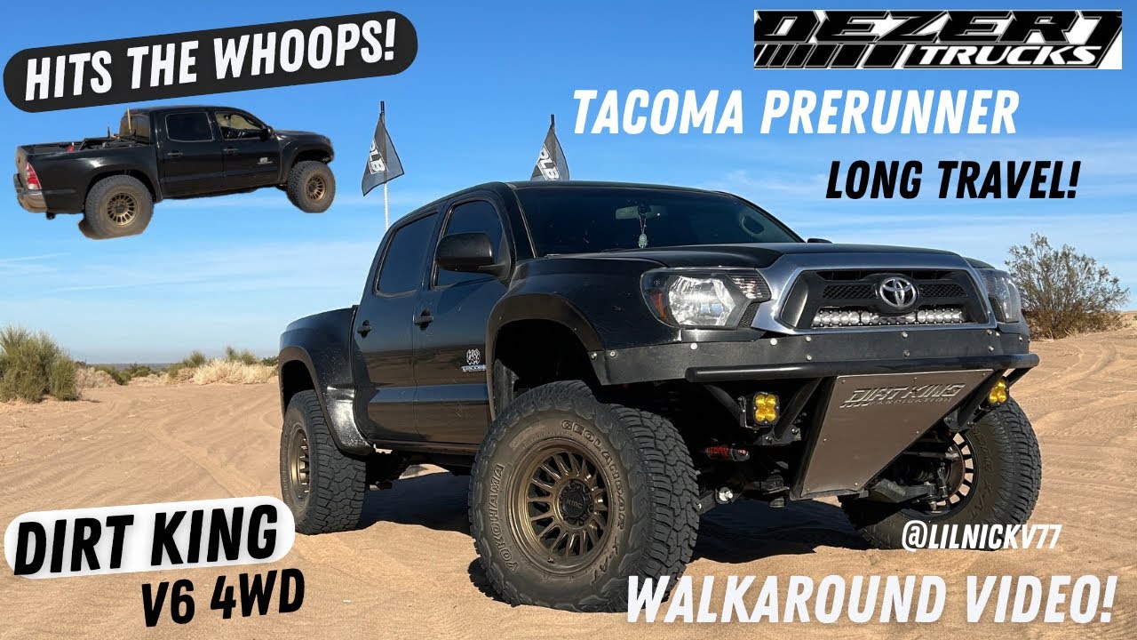 Long Travel, Toyota Tacoma 4wd Prerunner, Dirt King build with Fox ...