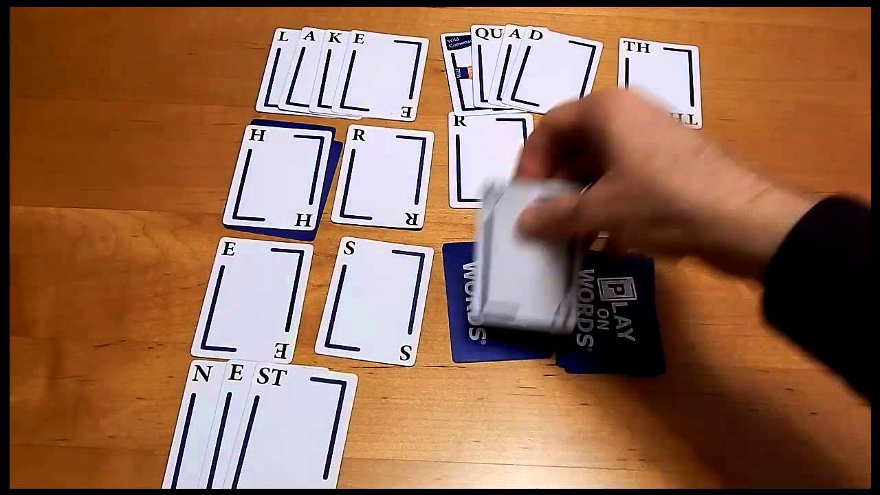 Play On Words -- My Word / Your Word game variation - YouTube