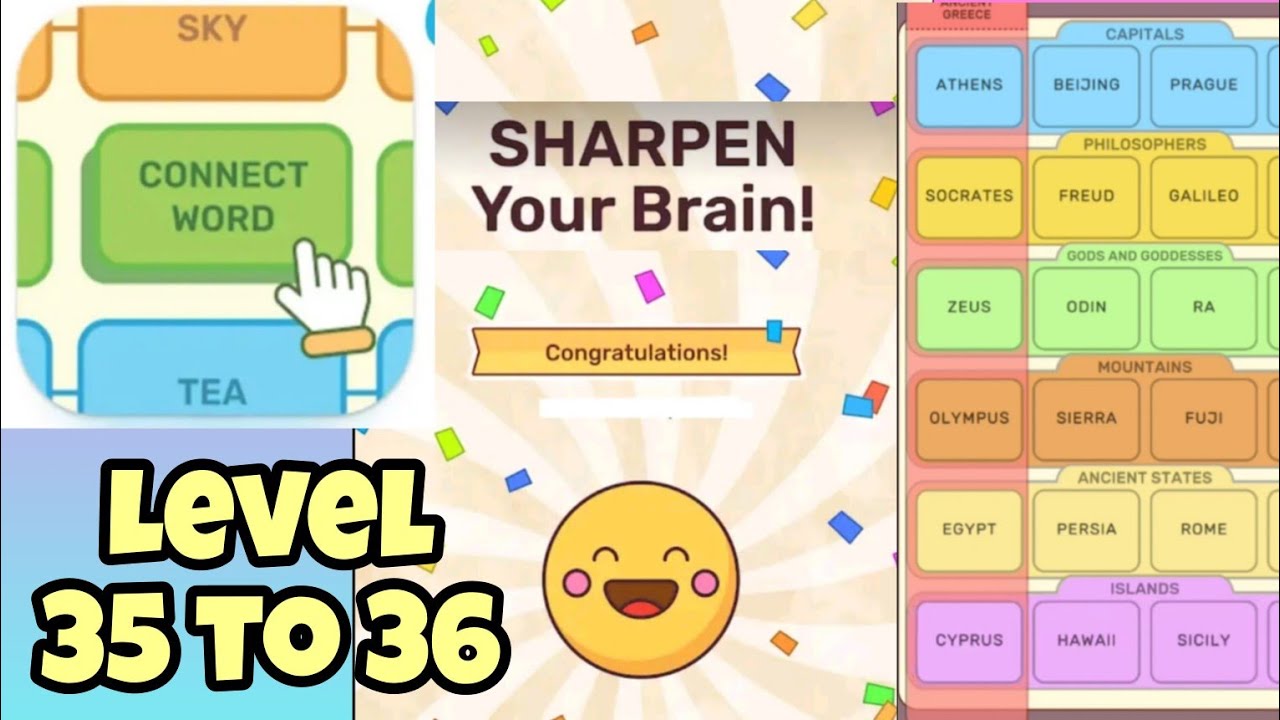 Connect Word Level 35 to 36 Answer || Kc - YouTube