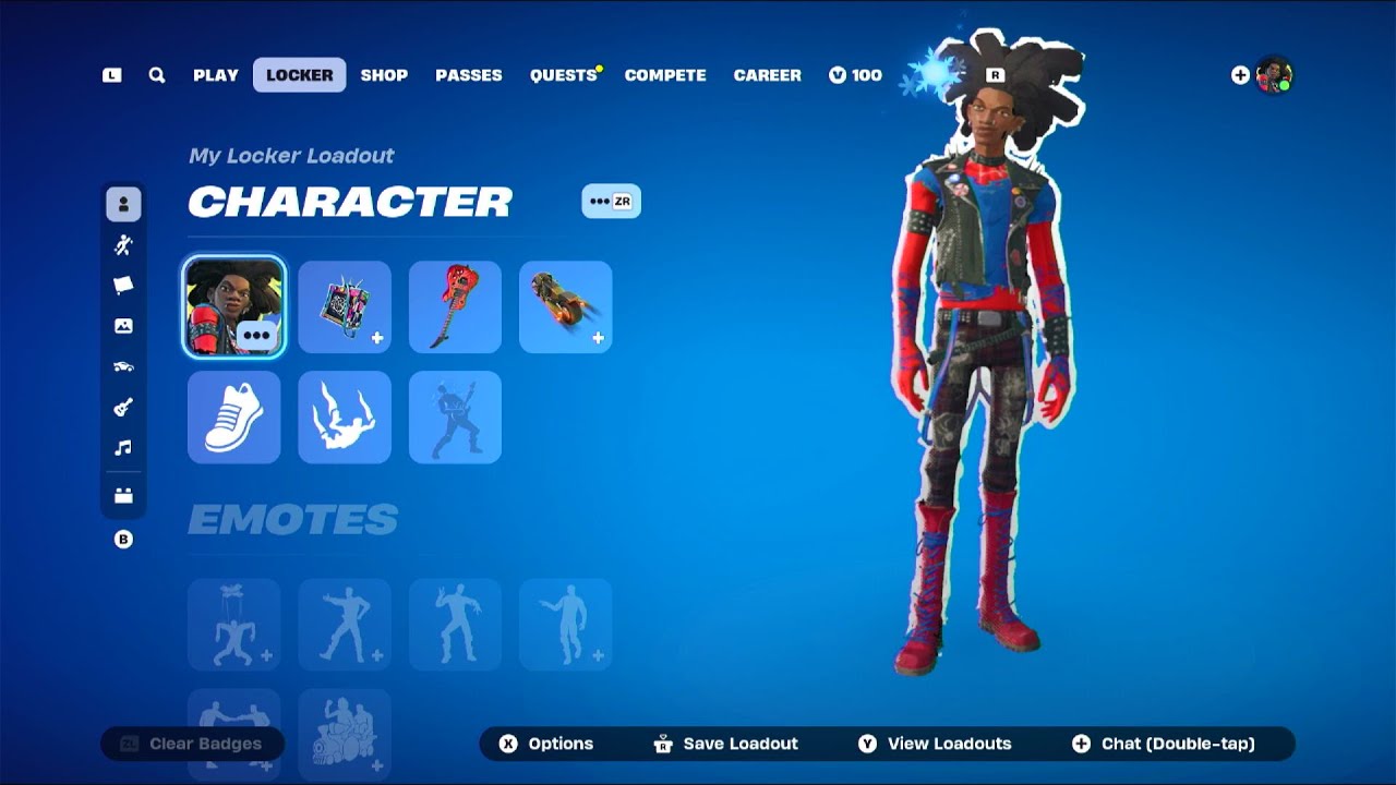 Fortnite have a rocking good time with spider-punk - YouTube