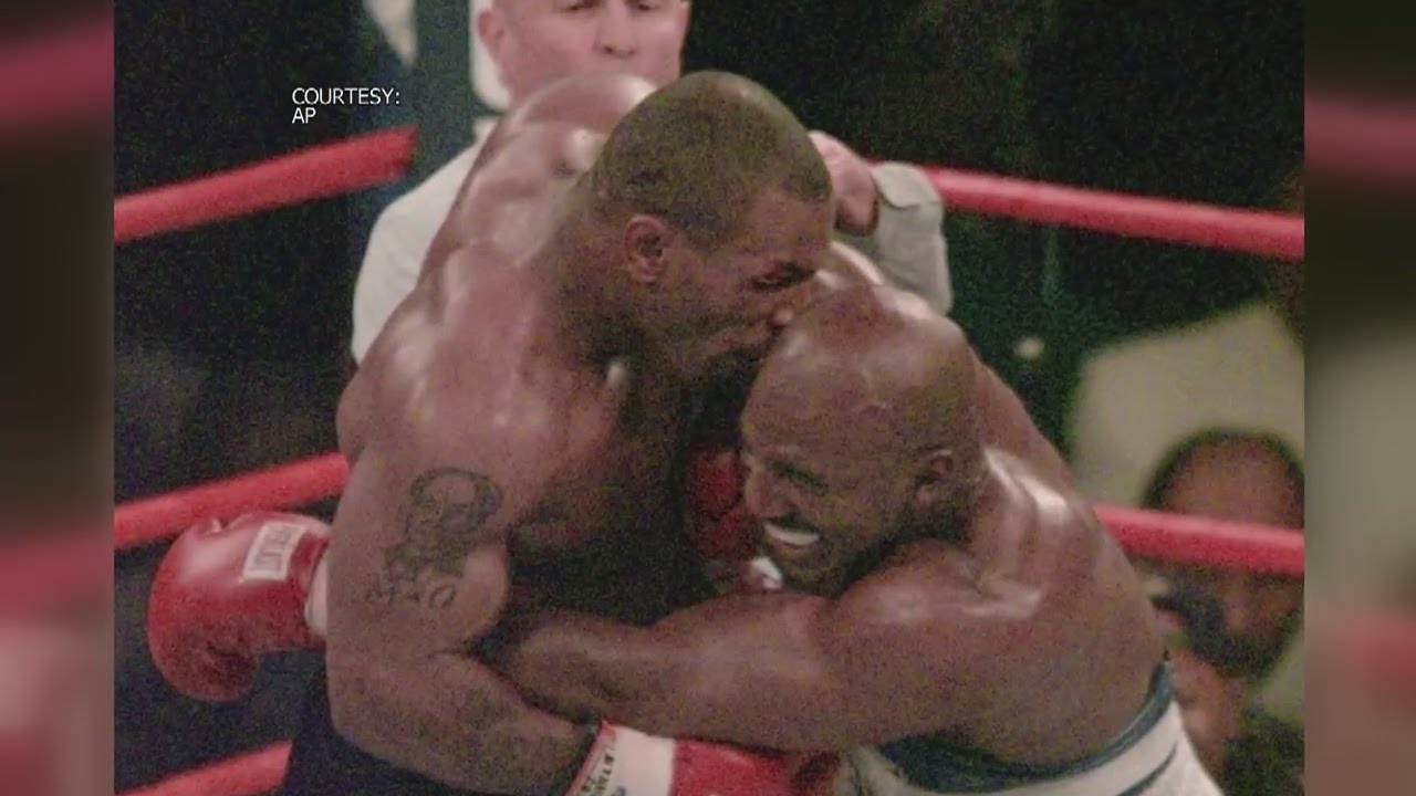 Look Back: Tyson vs. Holyfield "Bite Fight" in Las Vegas - YouTube