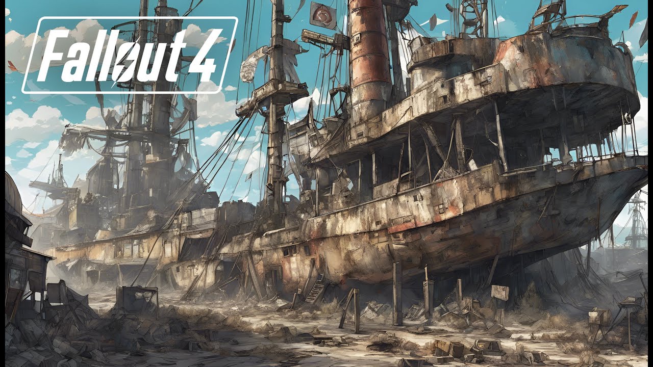 No More Sails - Fallout 4 | Post Apocalyptic Ambient Music 1 Hour - YouTube