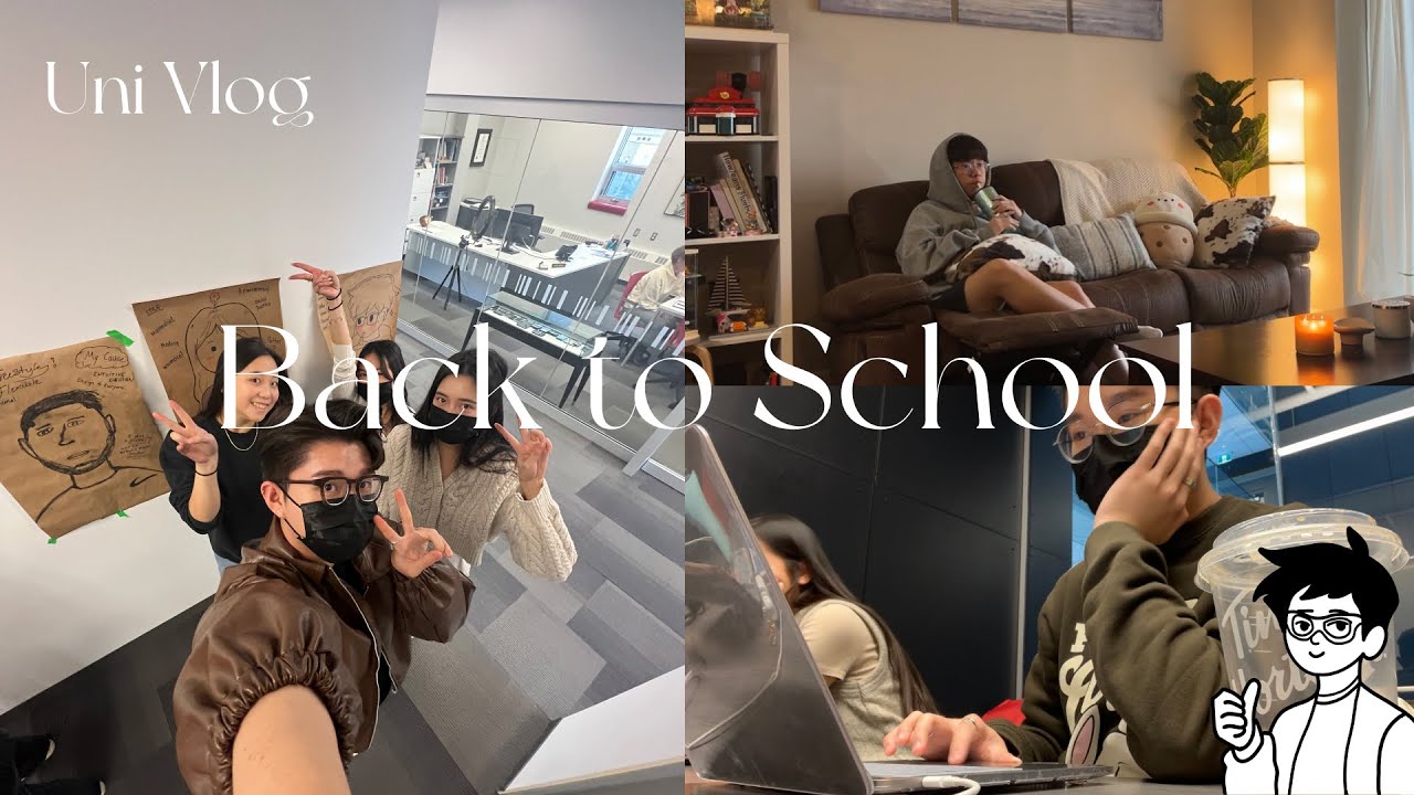First week back to school (uni student) //weekly vlog - YouTube