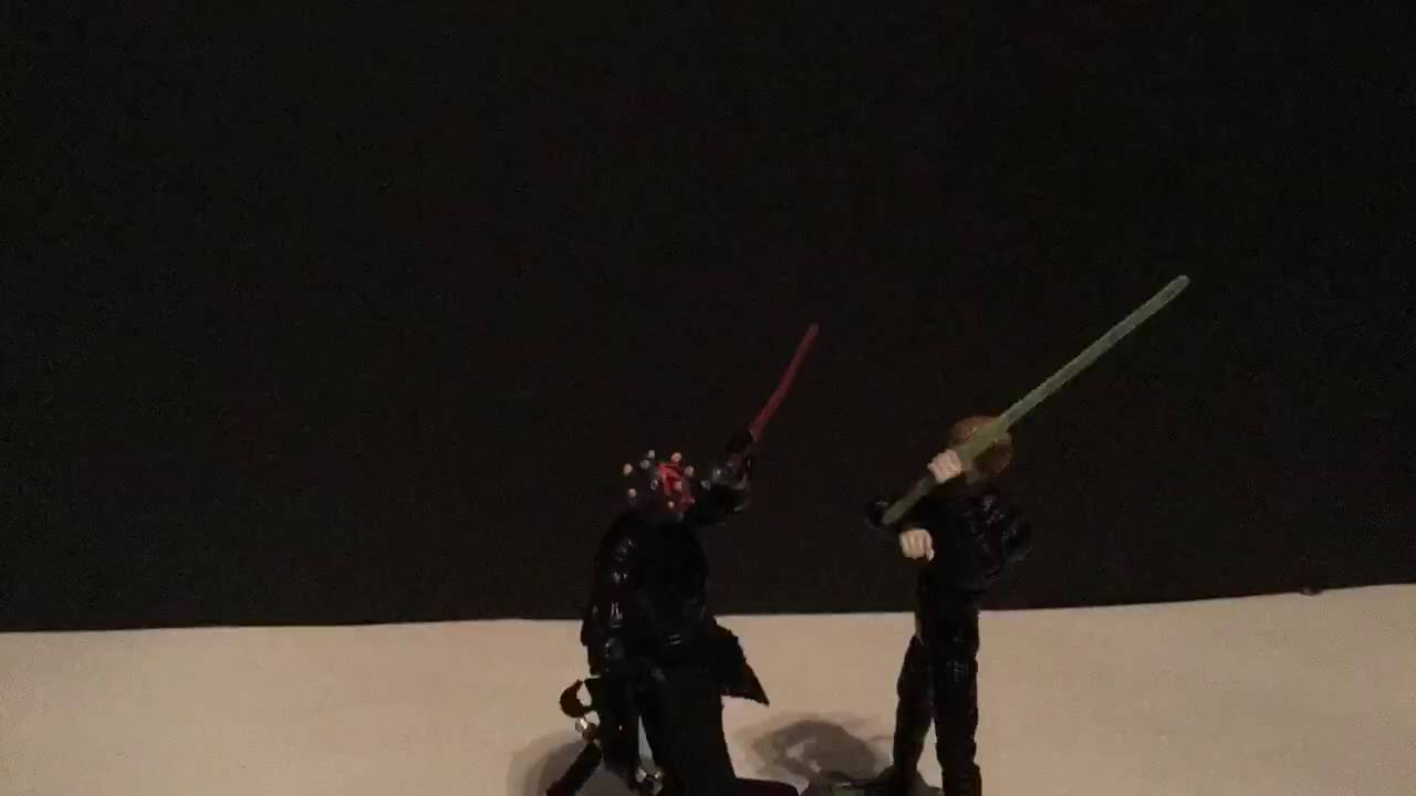Luke Skywalker Vs Darth Maul - YouTube