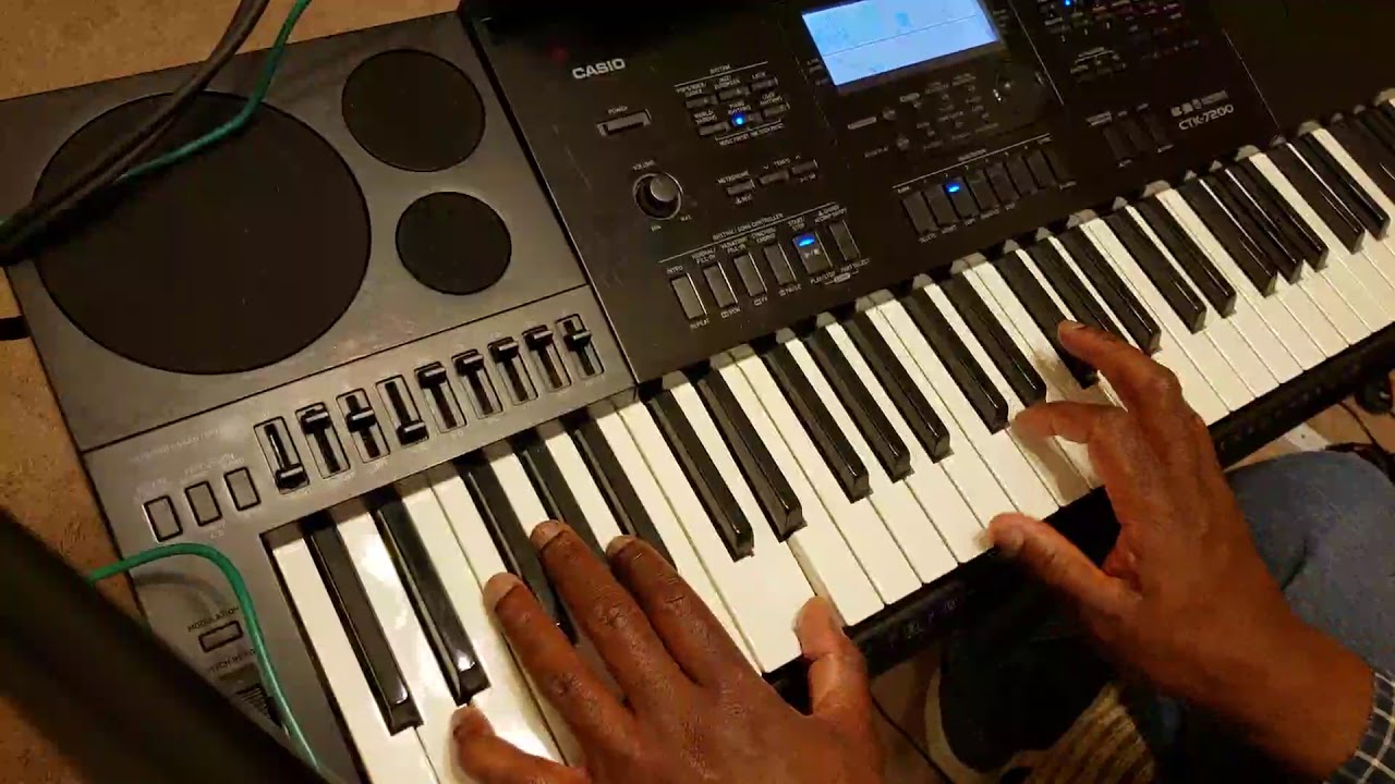 Practicing on Casio CTK 7200 03/2/2019 - YouTube