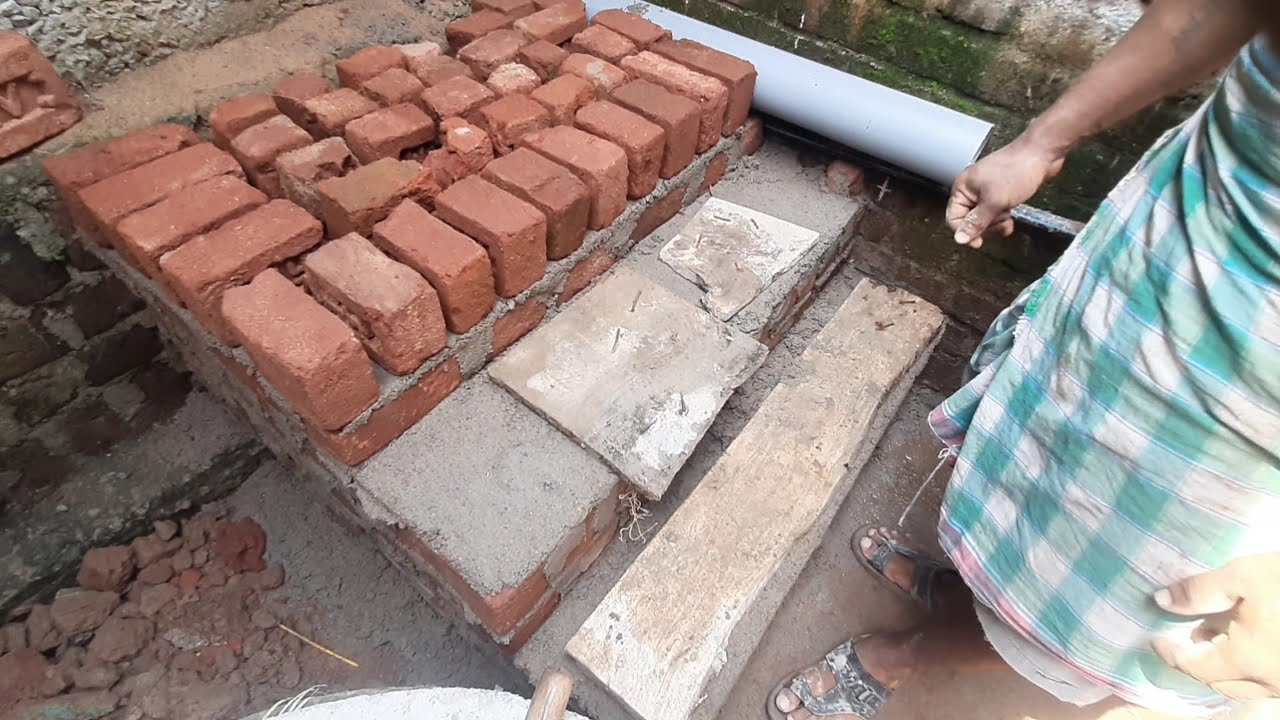 Stairs Construction-How to build a Brick Stairs -Using by Sand and ...