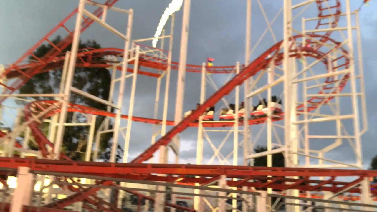 Perth Royal Show 2014 Python Loop ride - YouTube