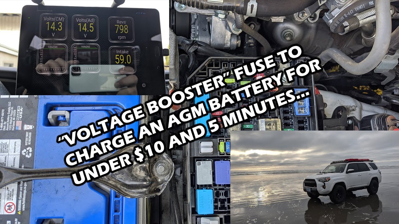 4Runner Voltage Booster Fuse for Under $10 to Properly Charge Your AGM ...