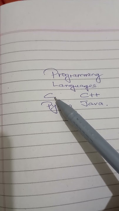 Basics about Programming Languages. - YouTube