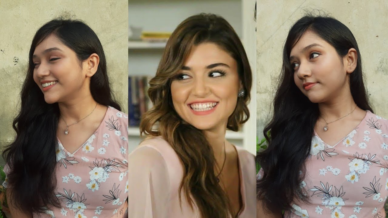 Hayat inspired makeup tutorial |Hande Erçel look in Ask Laftan Anlamaz ...
