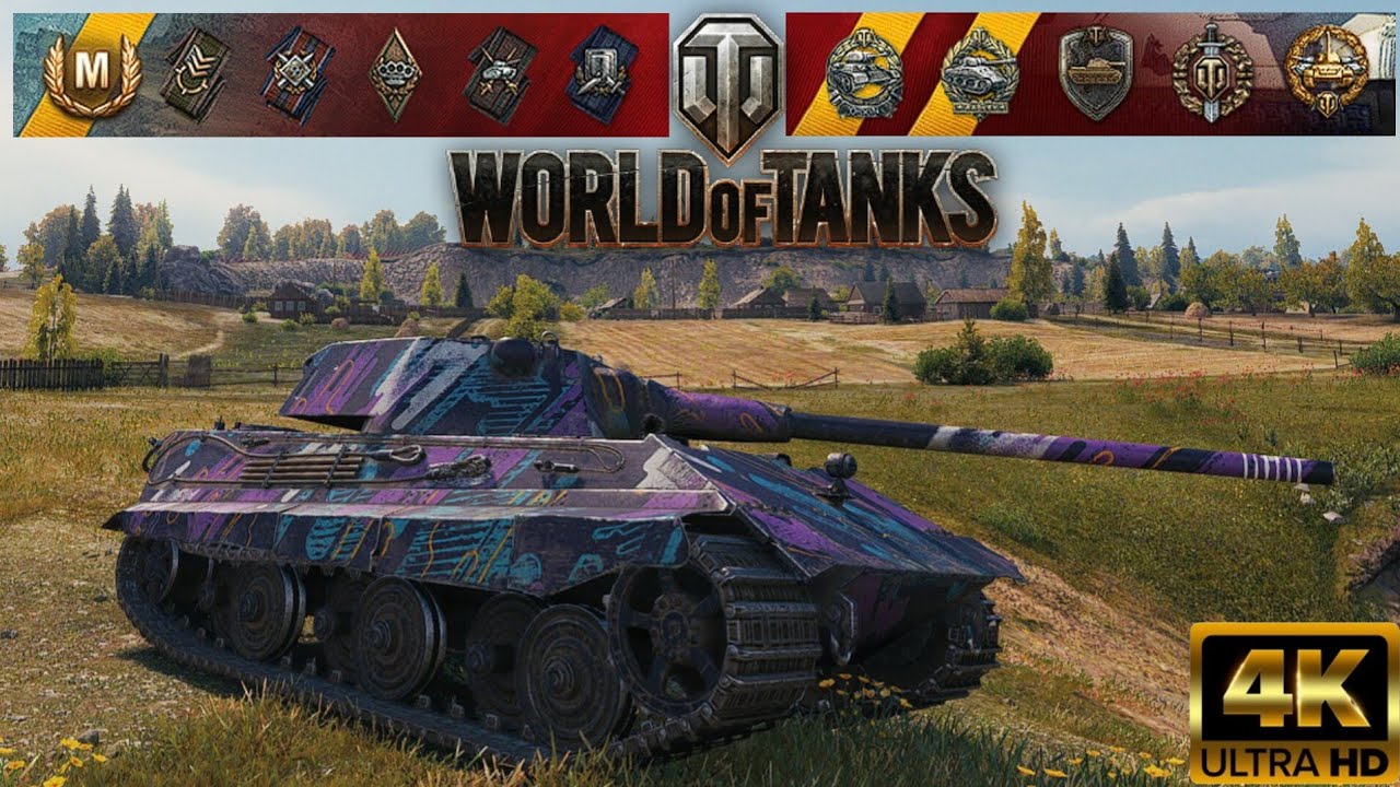 E 50 - Malinovka map - 9 kills - 5,2k damage World of Tanks replay 4K ...