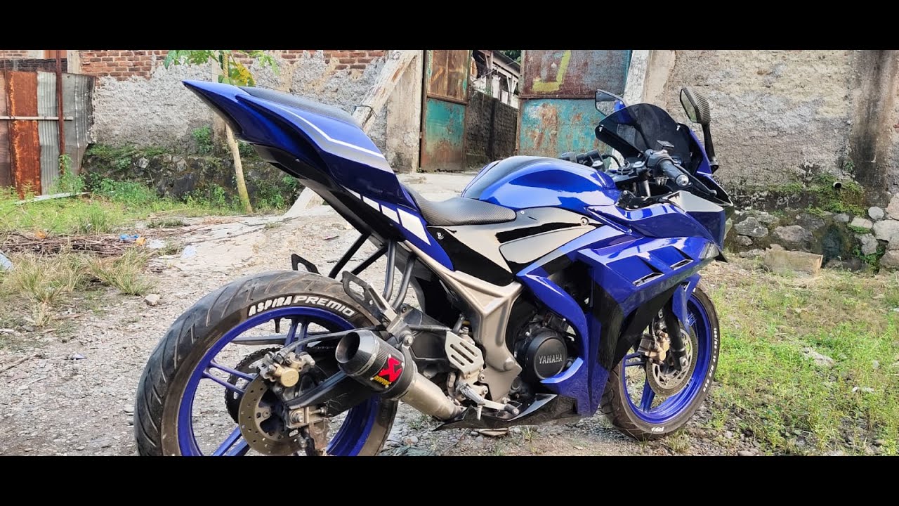 Yamaha R15 v2 modif r3 new racun baru nie bosku - YouTube