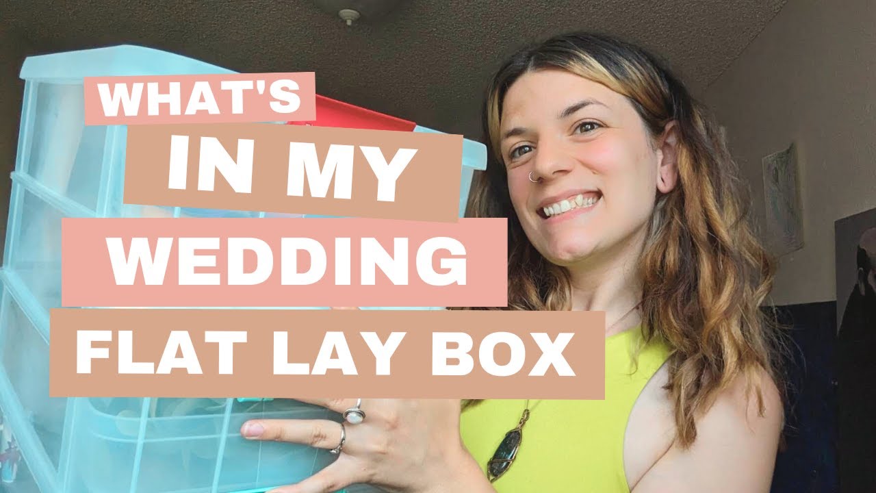 What's in my wedding flat lay box - YouTube
