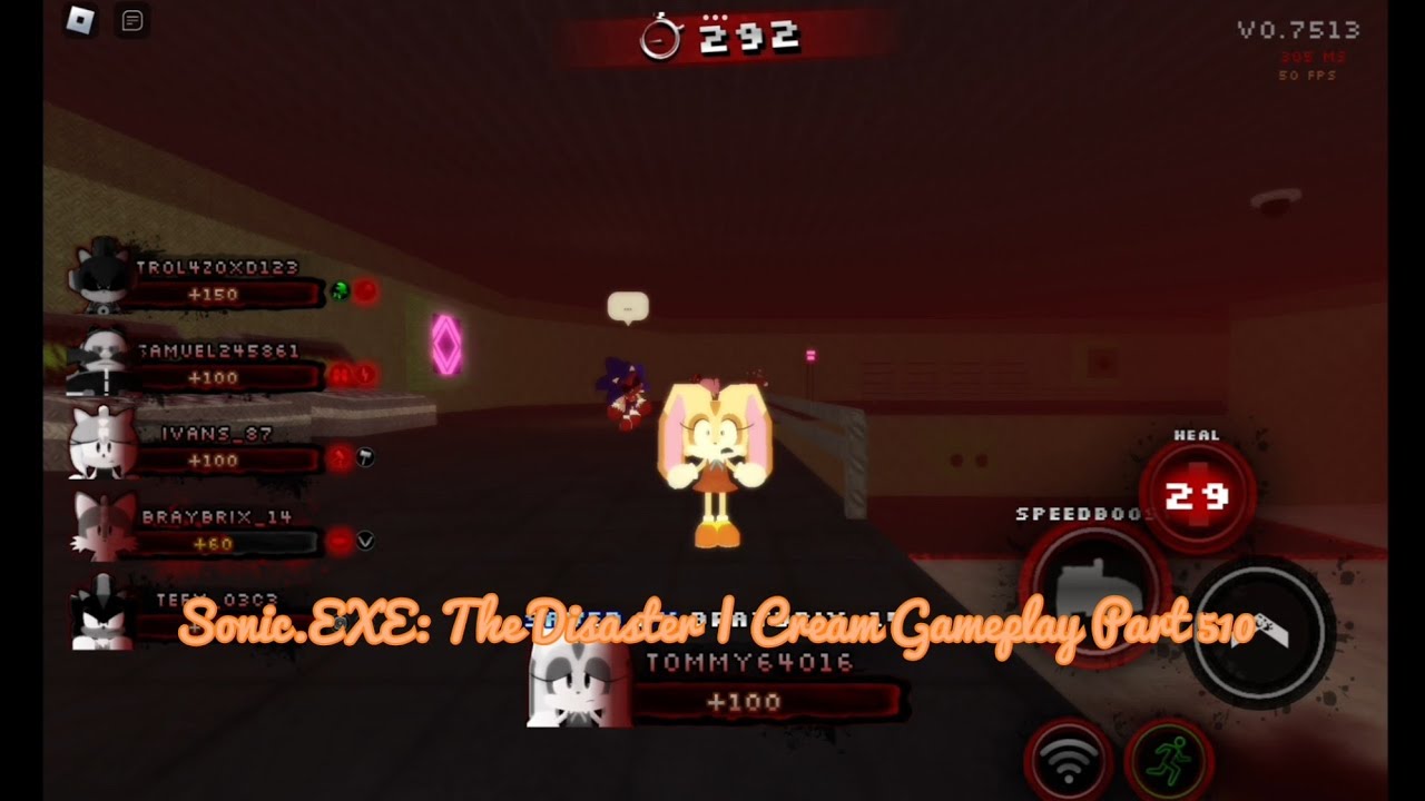 Sonic.EXE : The Disaster | Cream Gameplay Part 510 - YouTube