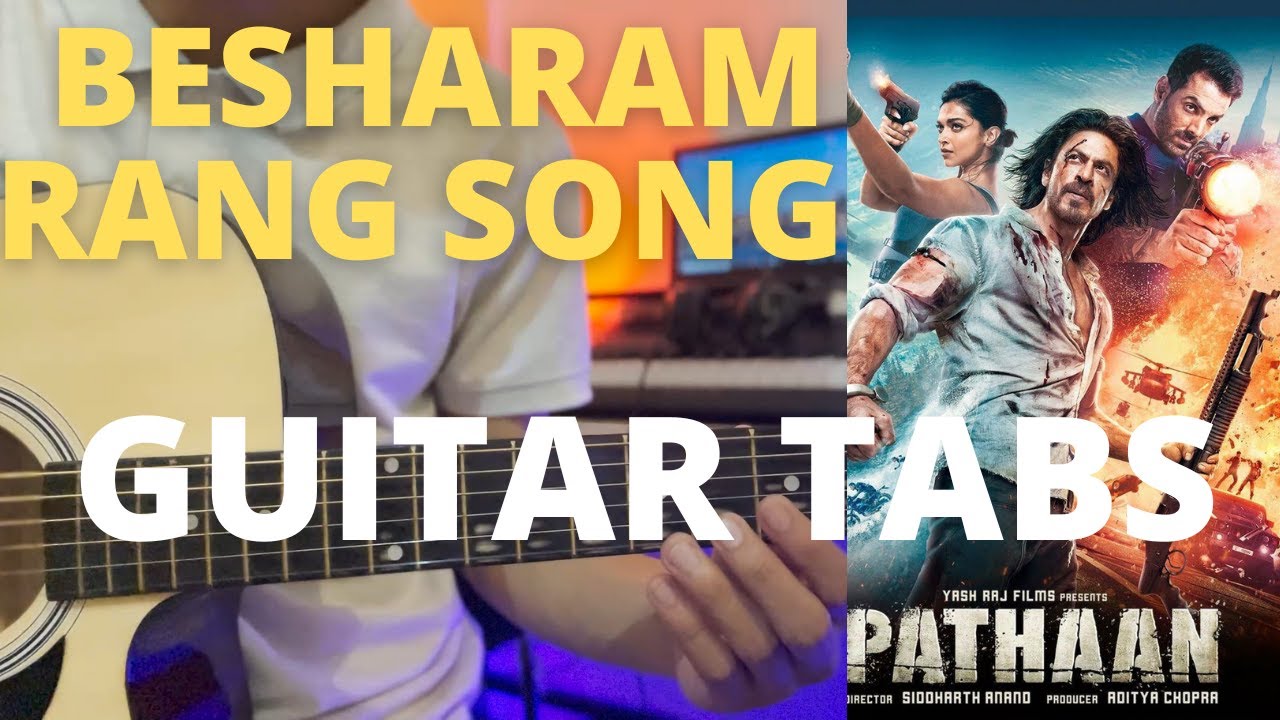 Besharam Rang Song Easy Guitar Tabs || Easy Guitar Lesson - YouTube