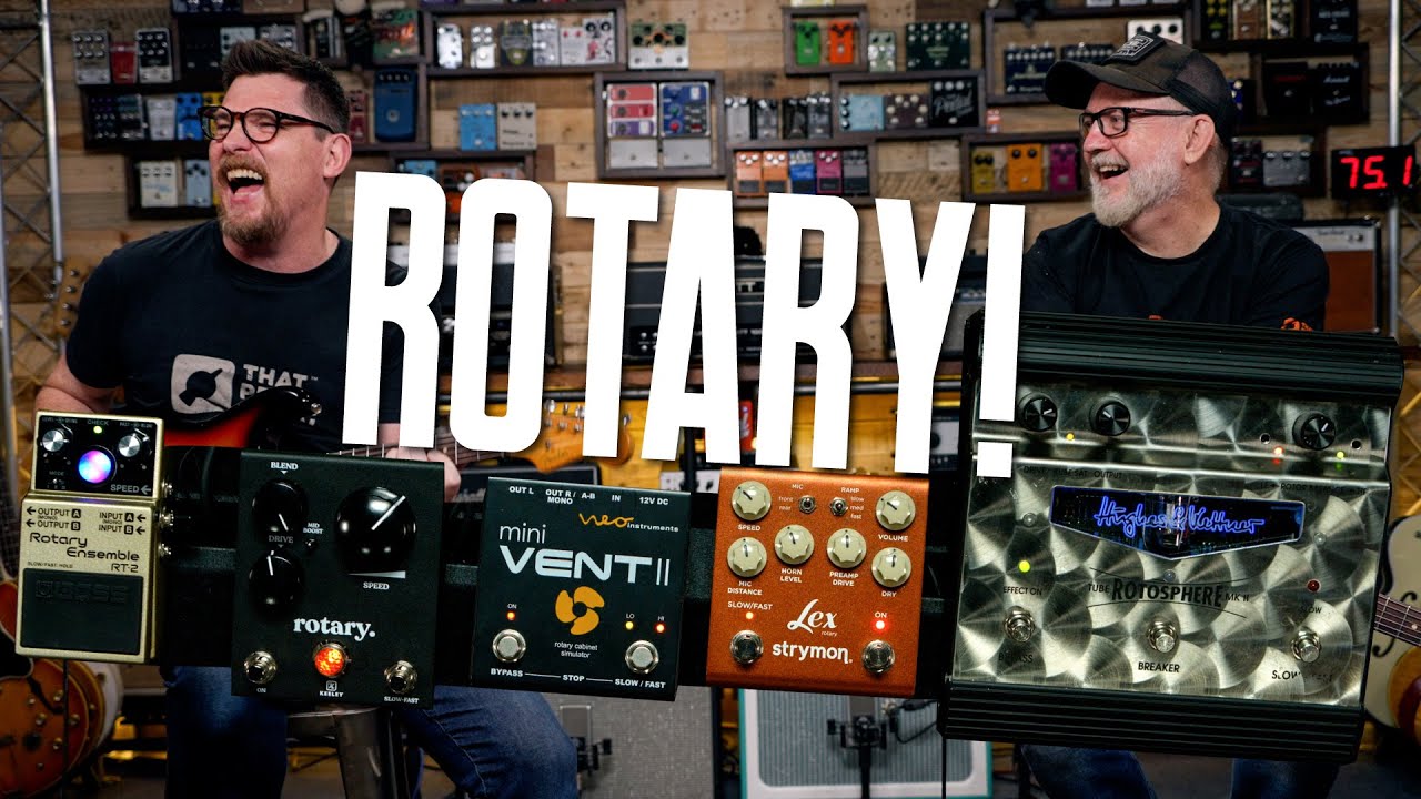 Best Of The Rotary Speaker Pedals - Lex, RT-2, Keeley, Vent ...
