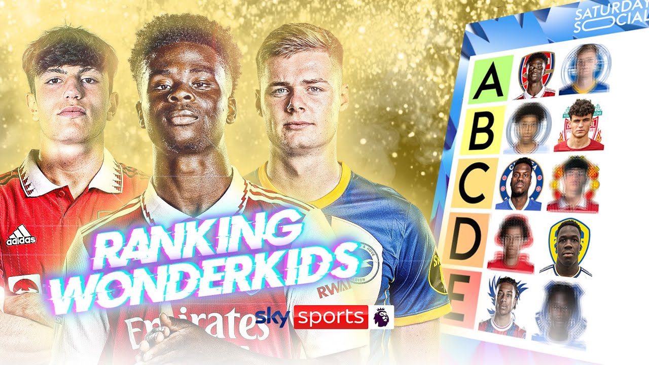 Ranking the 10 BEST WONDERKIDS In The Premier League 🌟 | Saturday ...