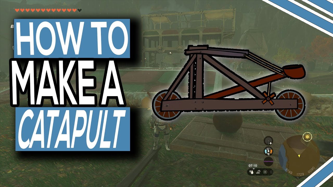 How To Make A Catapult In Legend Of Zelda Tears Of The Kingdom - YouTube
