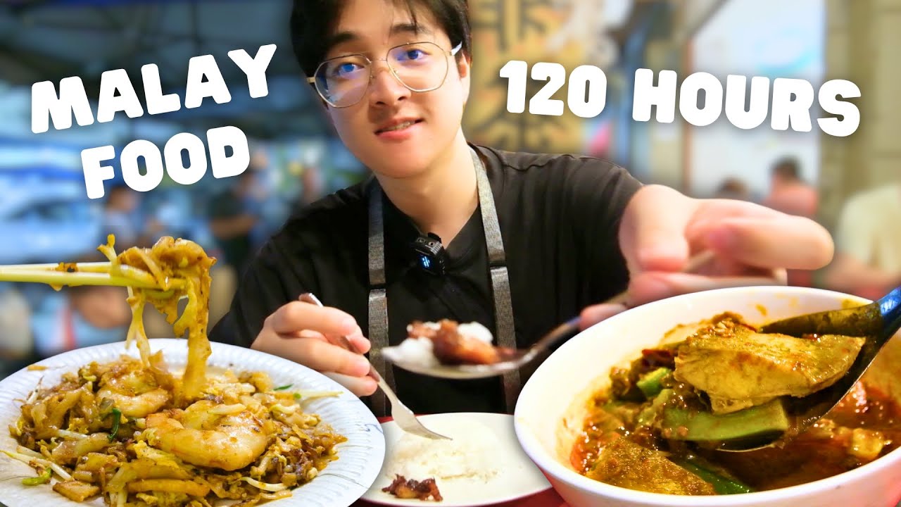 I Went on a MALAYSIAN Street Food Marathon! 120 Hrs 🇲🇾 - YouTube