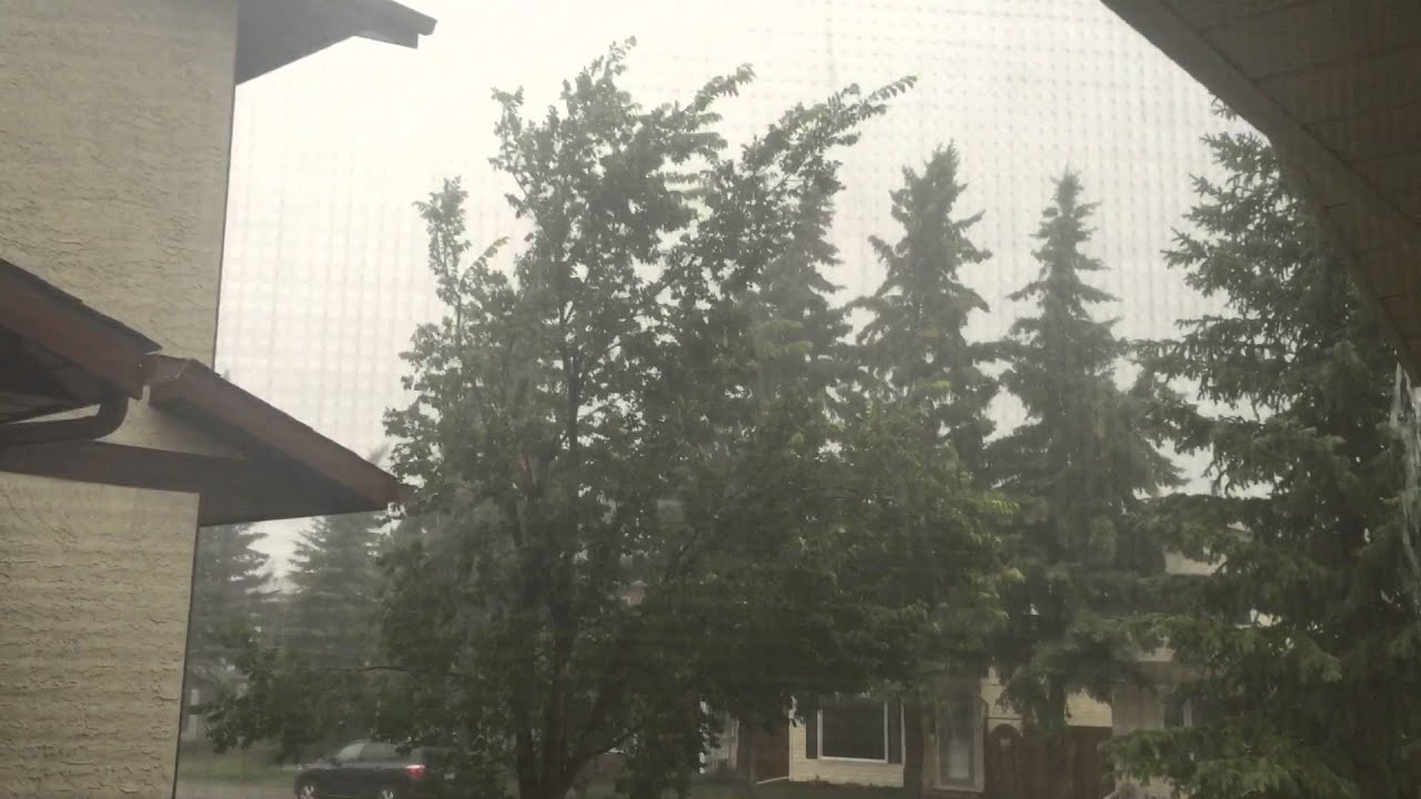 Calgary Flash Flood and Windstorm - August 4, 2015 - YouTube