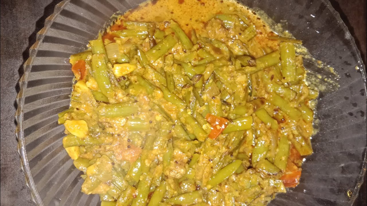 गोरानी च्या शेंगांची भाजी गवारची भाजी gawar Chi bhaji in Marathi ...