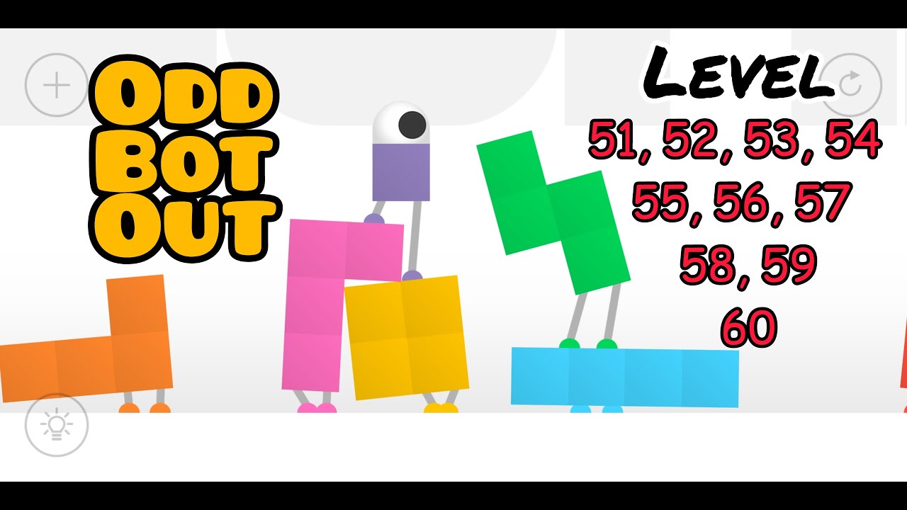 Odd Bot Out Level 51 to 60 | Walkthrough | Play Like a Prince - YouTube
