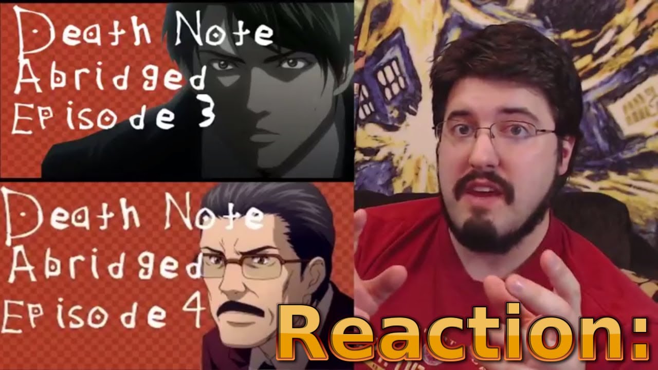 Death Note Abridged Ep. 3-4: #Reaction #AirierReacts - YouTube