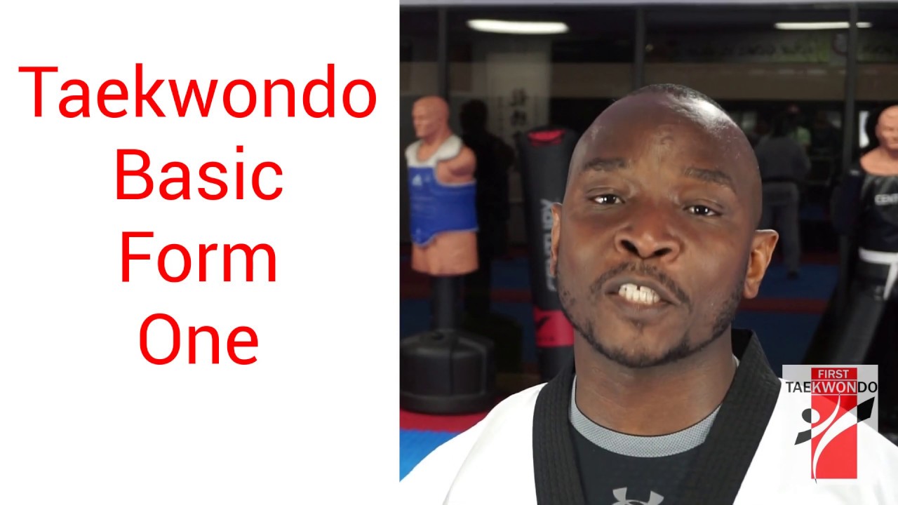 Basic Form One in Taekwondo - YouTube