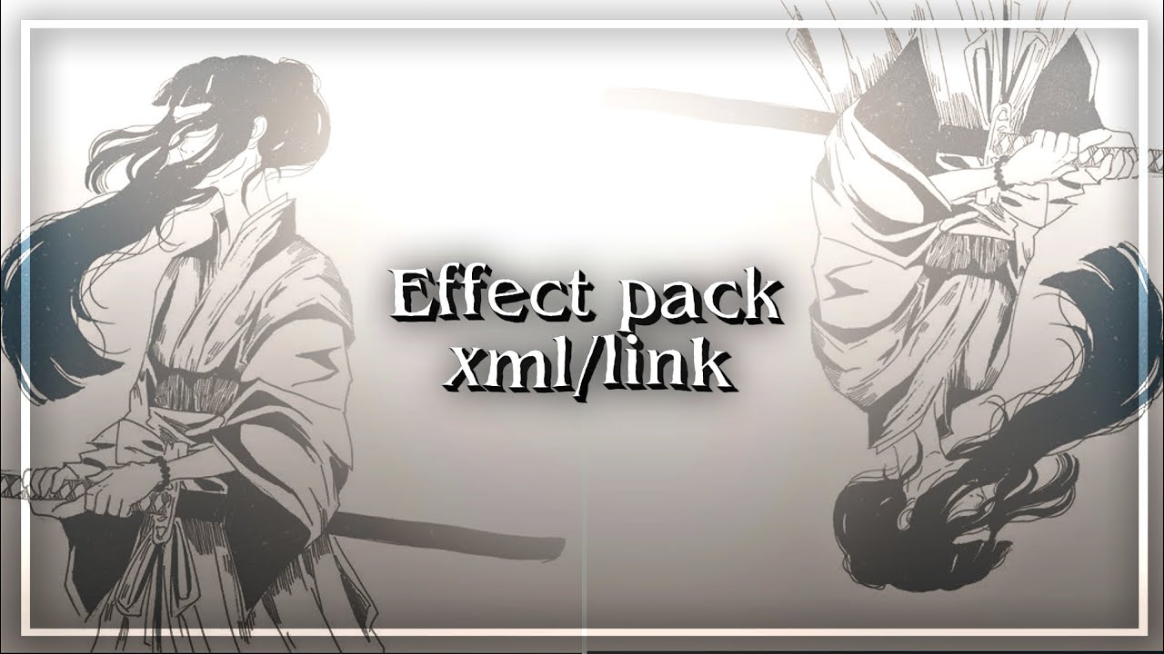 Basic anime manga effect pack preset - alight motion - YouTube