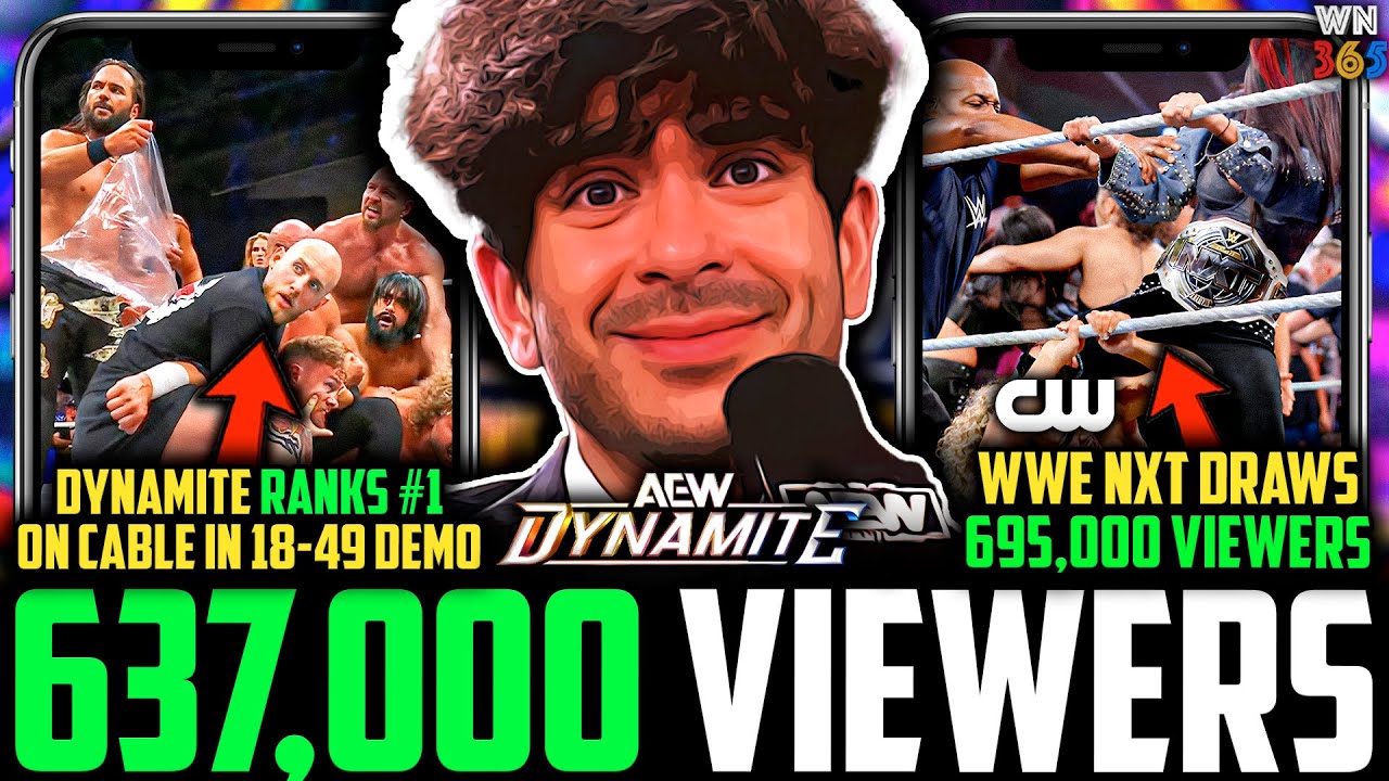 AEW Dynamite 637,000 Viewers | WWE NXT 695,000 Viewers | Big Boom AJ ...