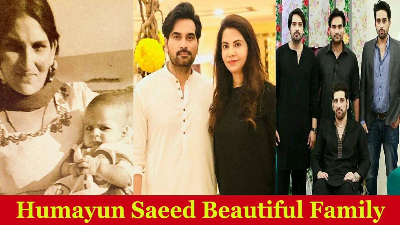 Humayun Saeed With Family - YouTube
