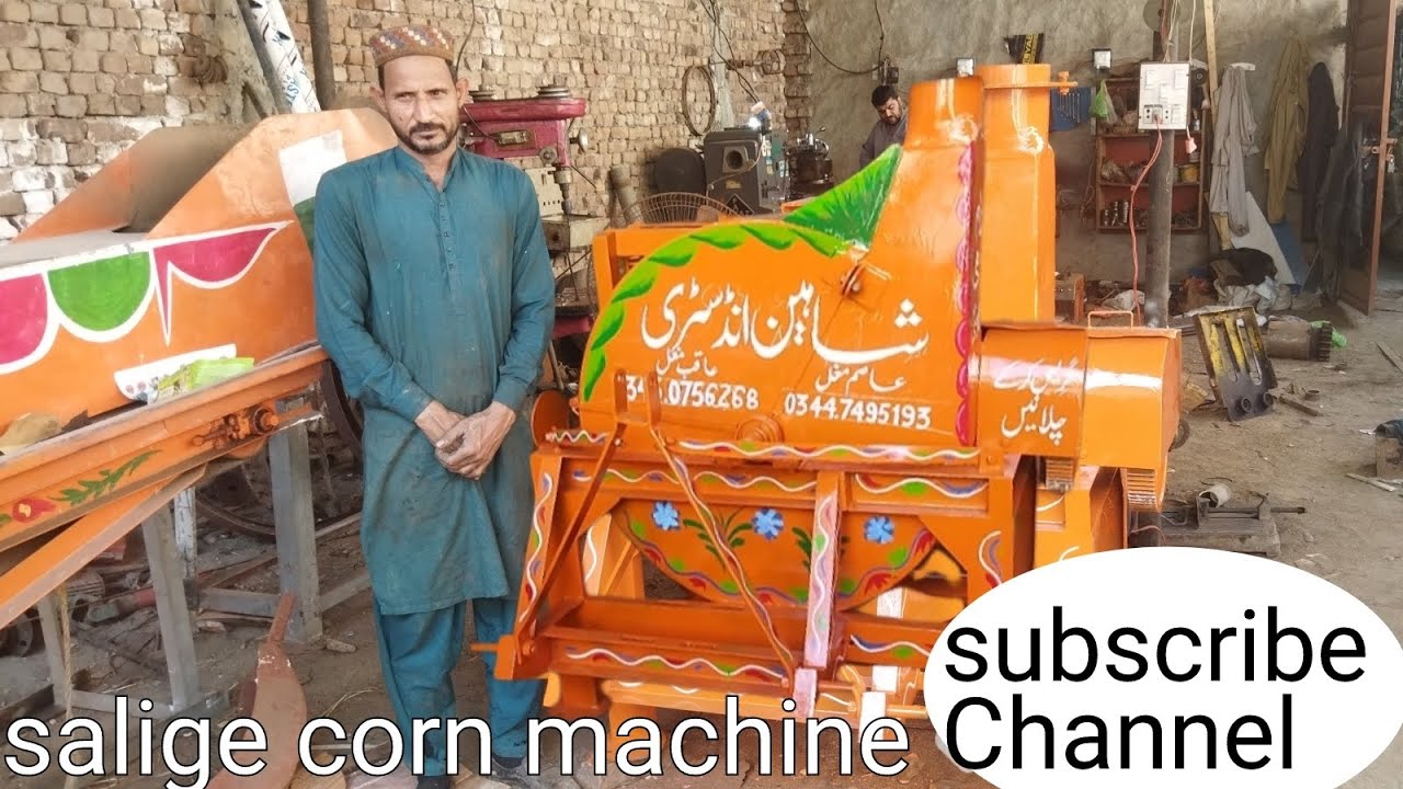 Wonderful Process silage corn Machine complete - YouTube