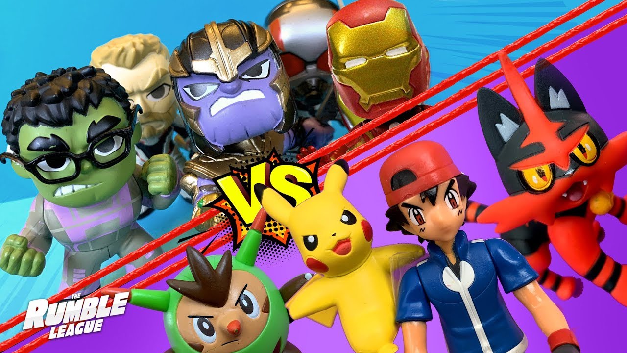 Pokemon vs Avengers Endgame! RumbleMania Tournament Part 6! // RUMBLE ...