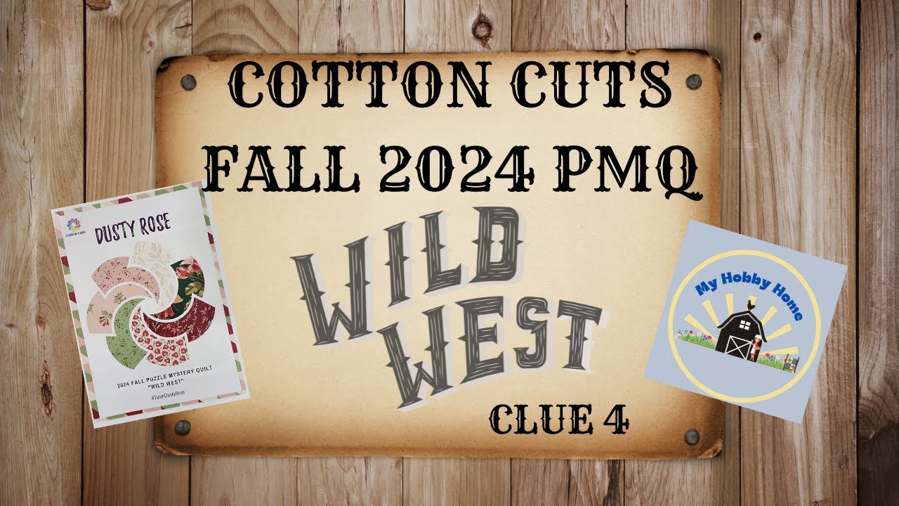 CHIT CHATTING AND SEWING CLUE 4 TO COTTON CUTS PMQ WILD WEST - YouTube