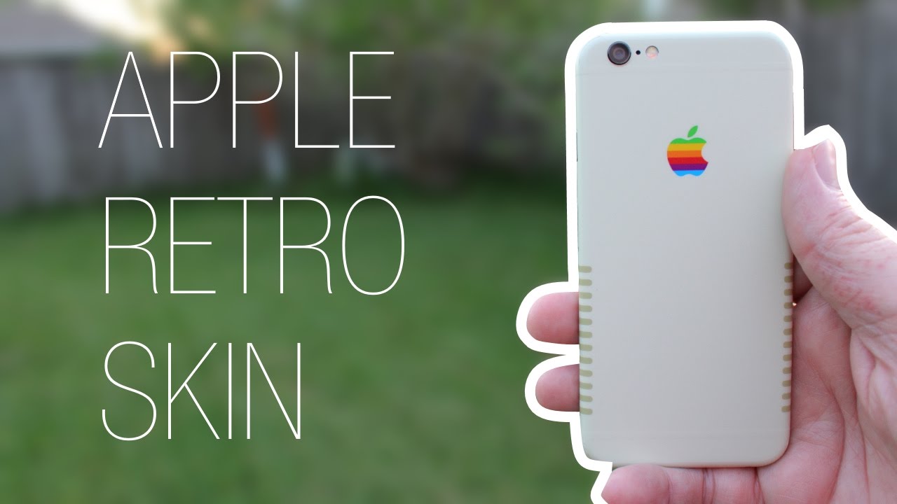 Apple Retro Skin for iPhone - YouTube