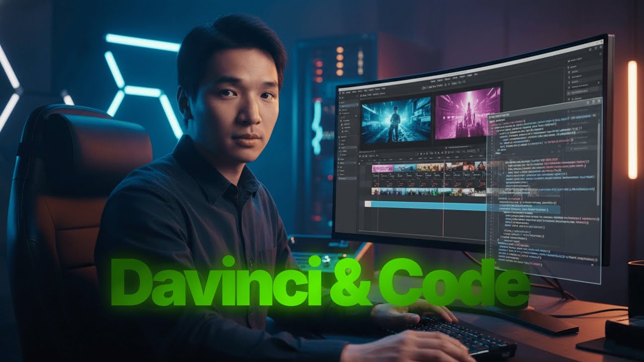 Ứng dụng code trong davinci resolve - YouTube