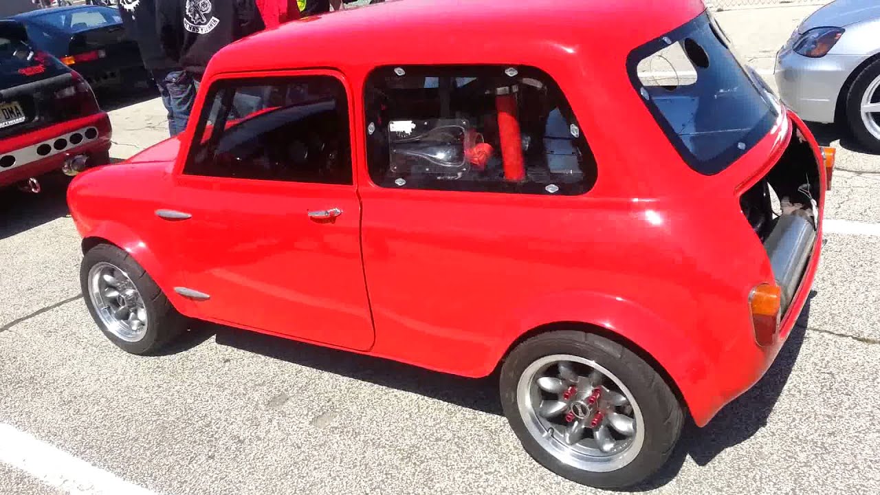 K20 supercharged Mini Cooper - YouTube