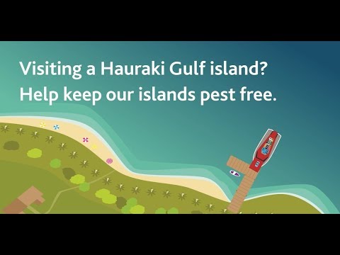 Help keep our Hauraki Gulf islands pest free - YouTube