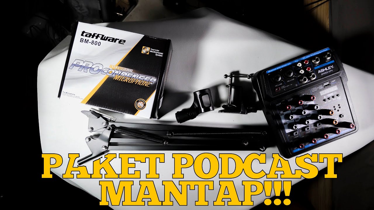 UNBOXING PAKET PODCAST - YouTube