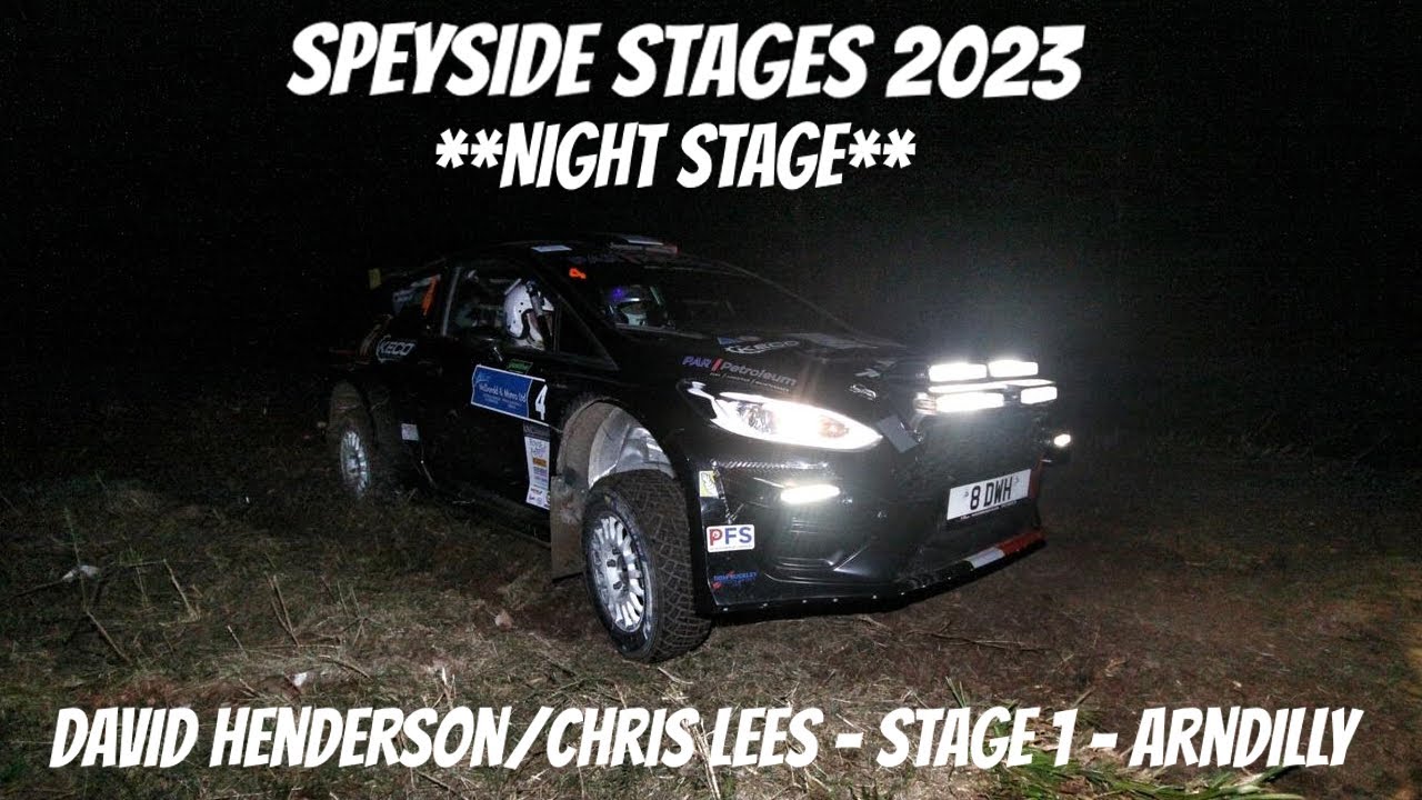 Speyside Stages Rally 2023 - Stage 1 - Arndilly - David Henderson/Chris ...