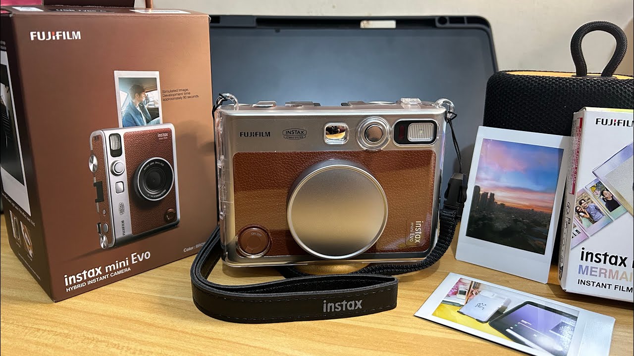 📷INSTAX MINI EVO UNBOXING 📦 QUICK TEST 📸 AND ACCESSORIES🫶🏻 - YouTube