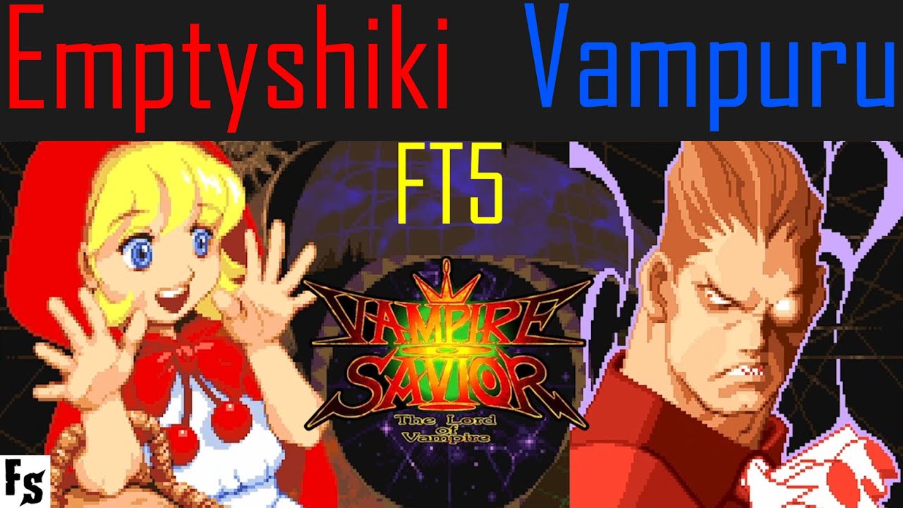 Vampire Savior - Emptyshiki [Bulleta] vs Vampuru [Demitri] (Fightcade ...