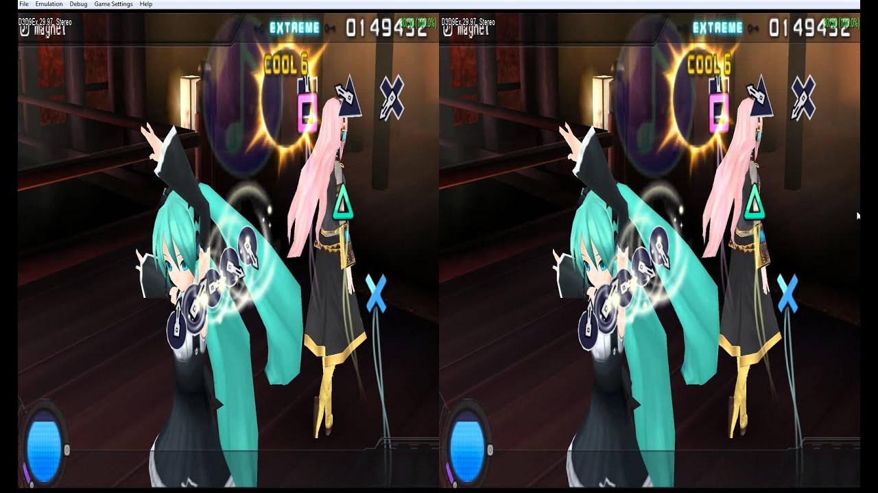 Project Diva 2nd Ppsspp Sbs Stereoscopic Vr Youtube