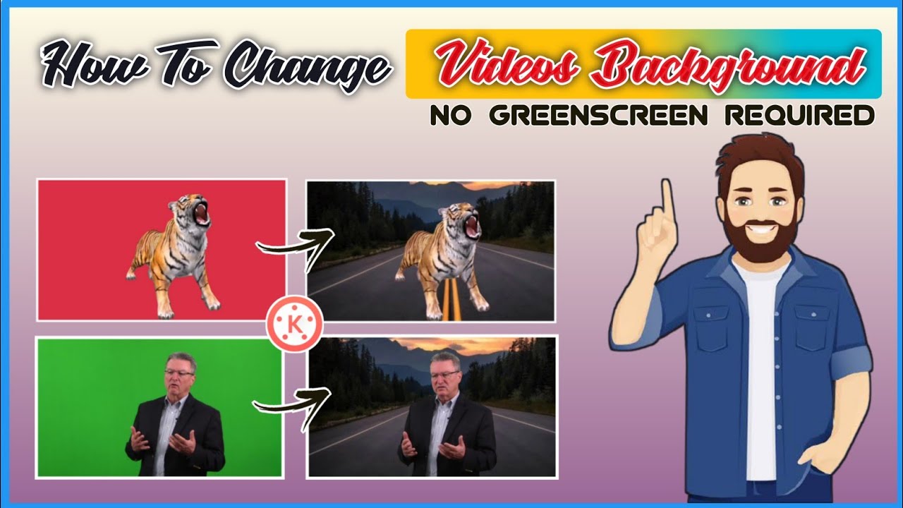 How To Change Background Of Videos || Remove background from Videos ...