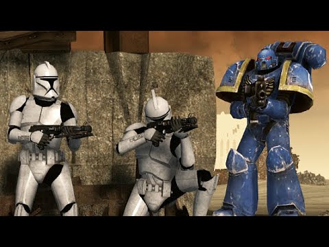 Space Marines vs Clone Troopers - Warhammer 40k vs Star Wars | Men of ...