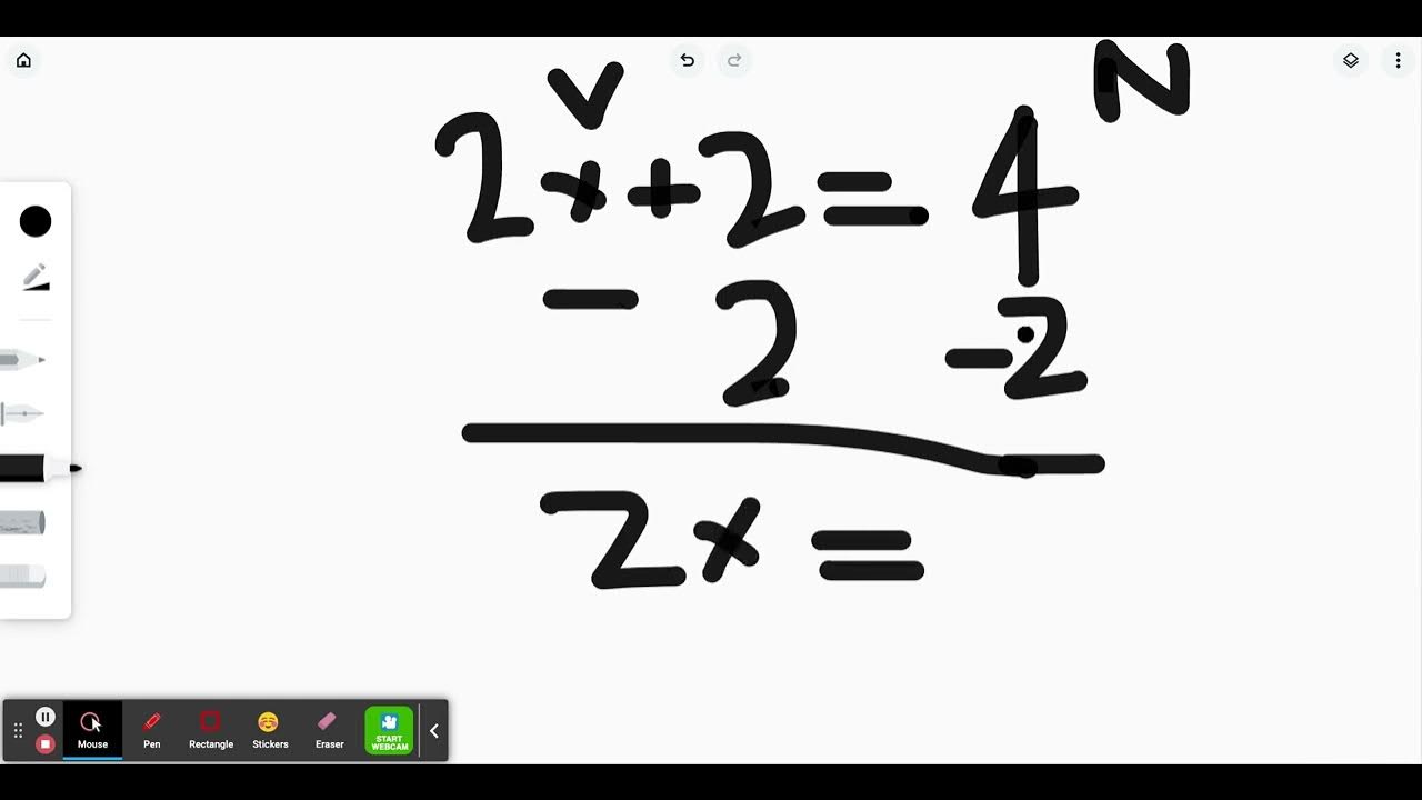 Solving One-Variable Equations - YouTube