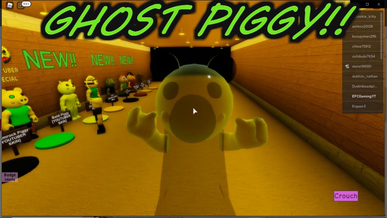 (ROBLOX) *ALL NEW* GHOST PIGGY WILL MAKE YOU LOOK TWICE UNDER YOUR BED ...