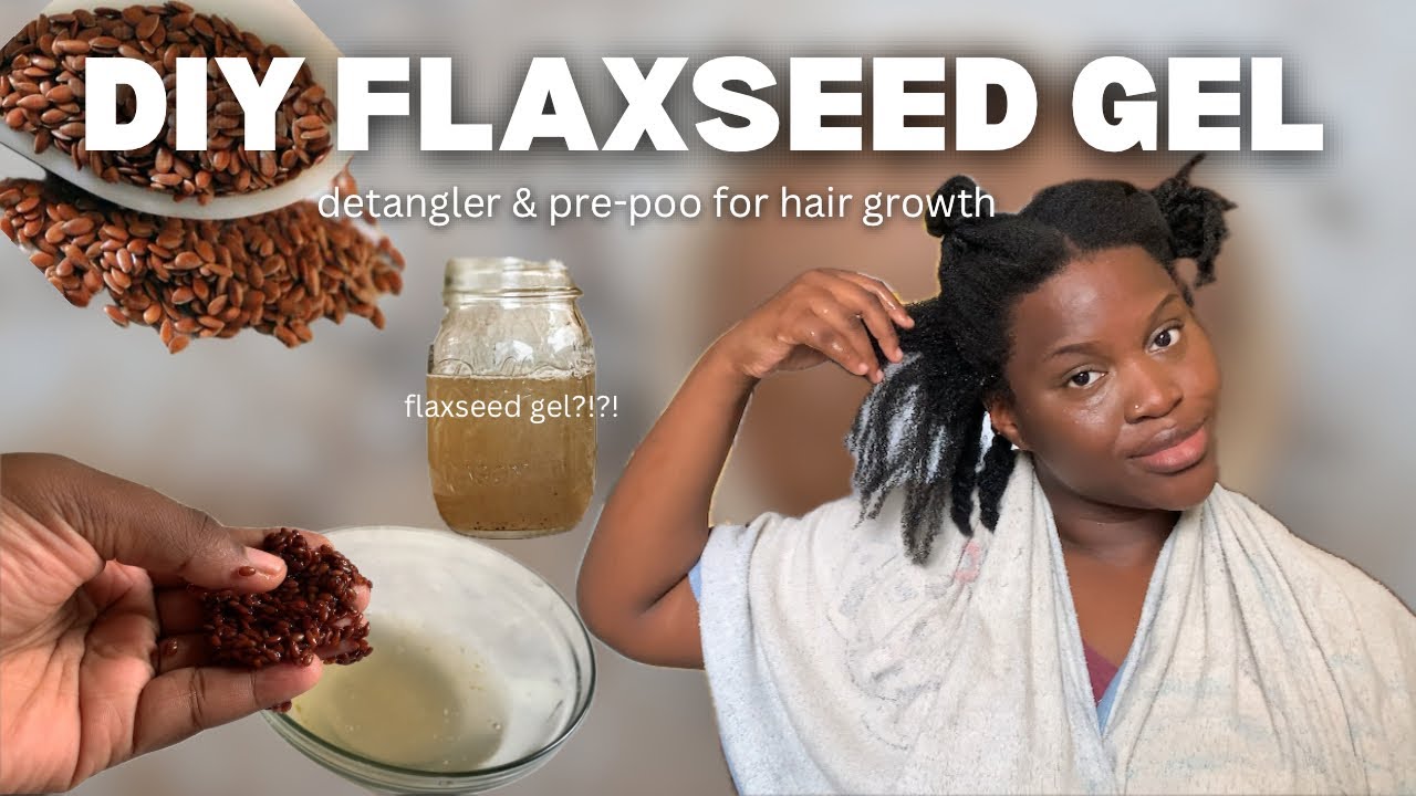 DIY FLAXSEED GEL| detangler, styler, prepoo - YouTube